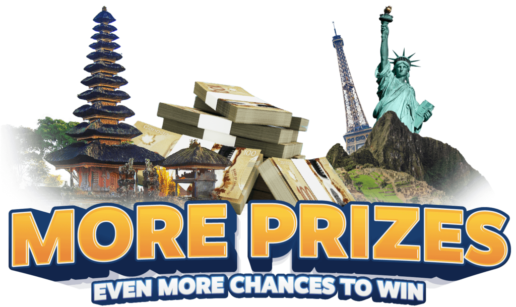 More Prizes means More Chances to Win